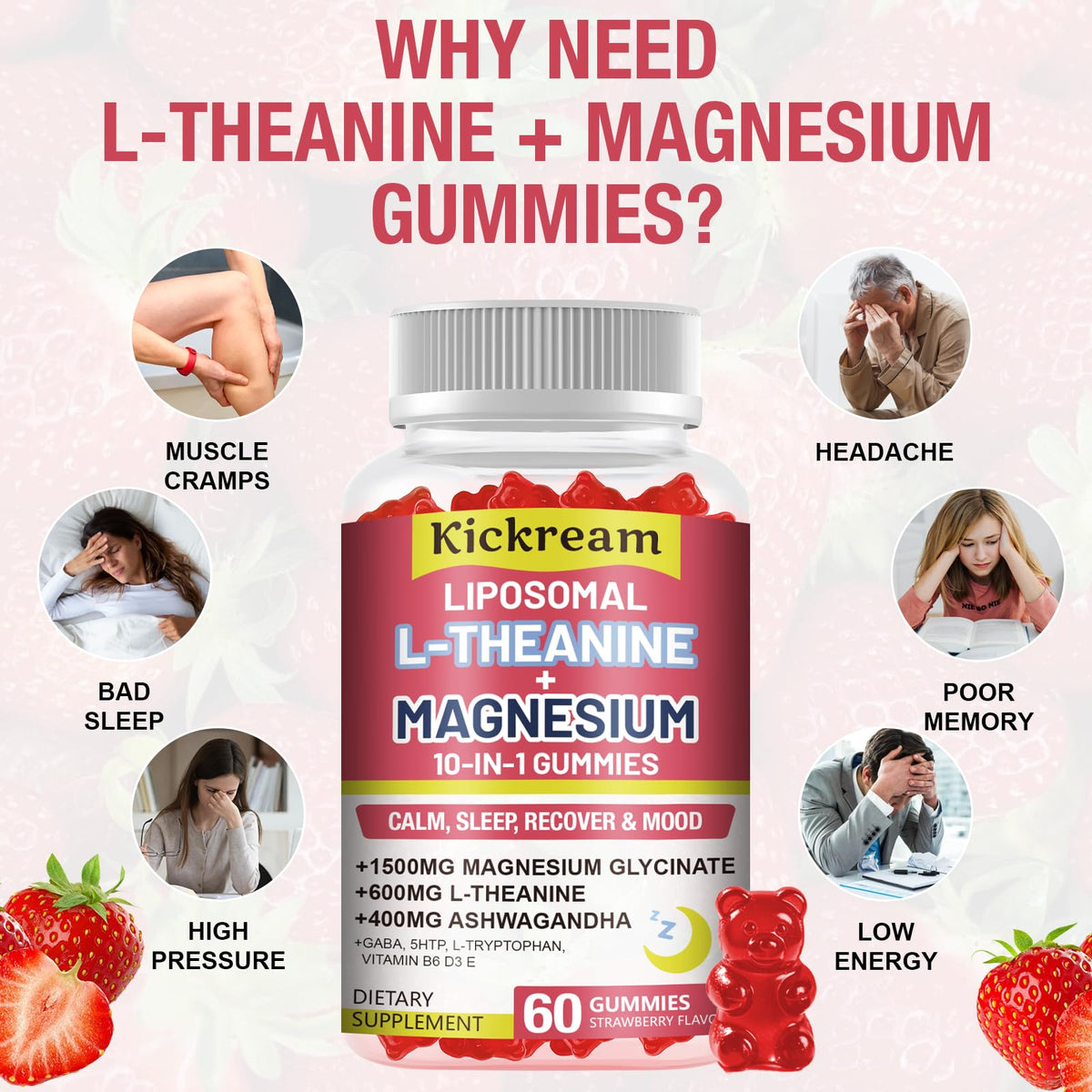 Magnesium glycinate for stress relief