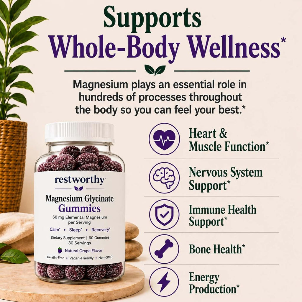 Magnesium glycinate for stress relief