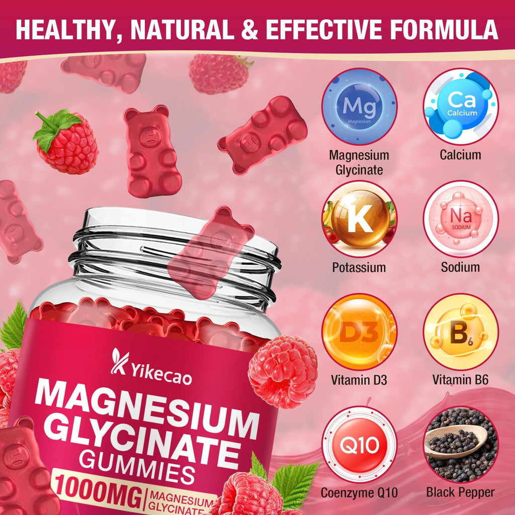 Magnesium glycinate gummies for better sleep