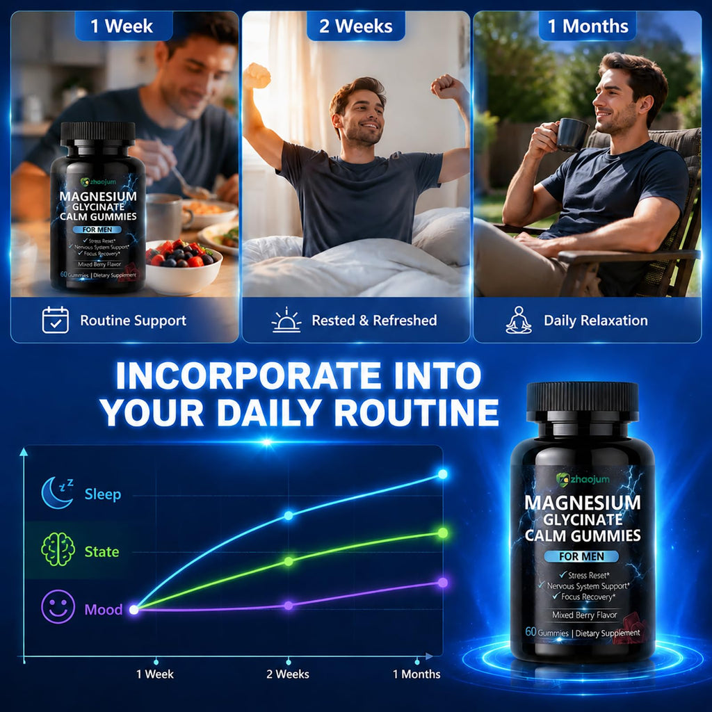 Magnesium glycinate gummies for better sleep