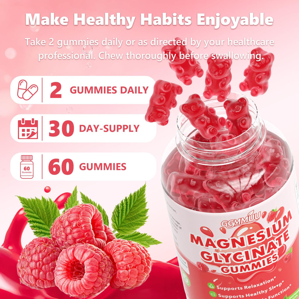 Magnesium glycinate gummies for better sleep