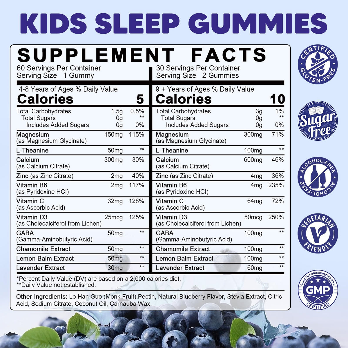 Magnesium glycinate gummies for children