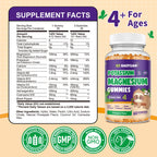 Magnesium glycinate gummies for children