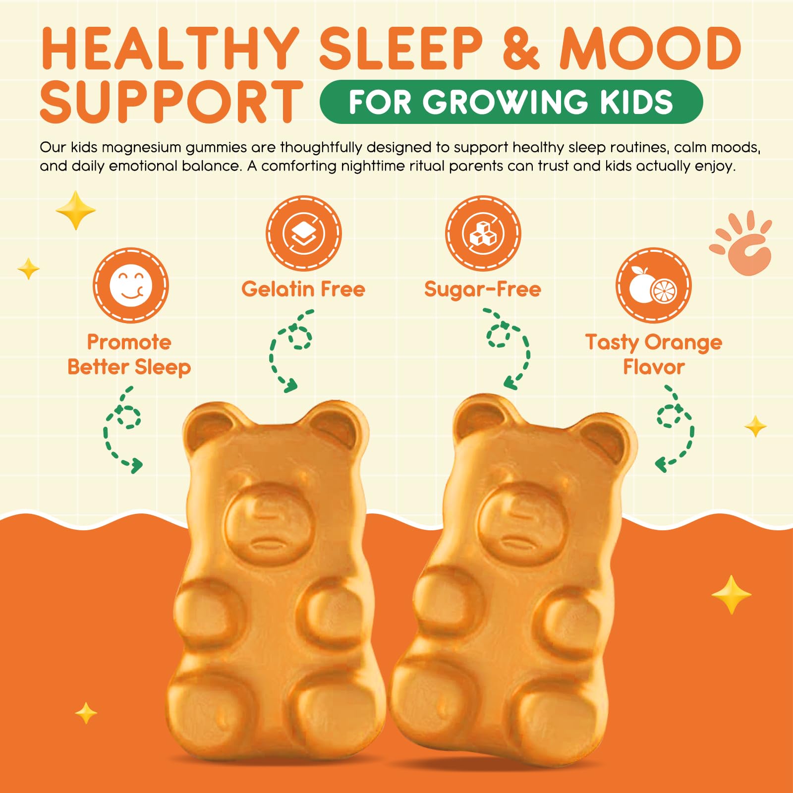 Magnesium glycinate gummies for daily wellness