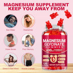 Magnesium glycinate gummies for muscle recovery