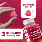 Magnesium glycinate gummies for muscle support