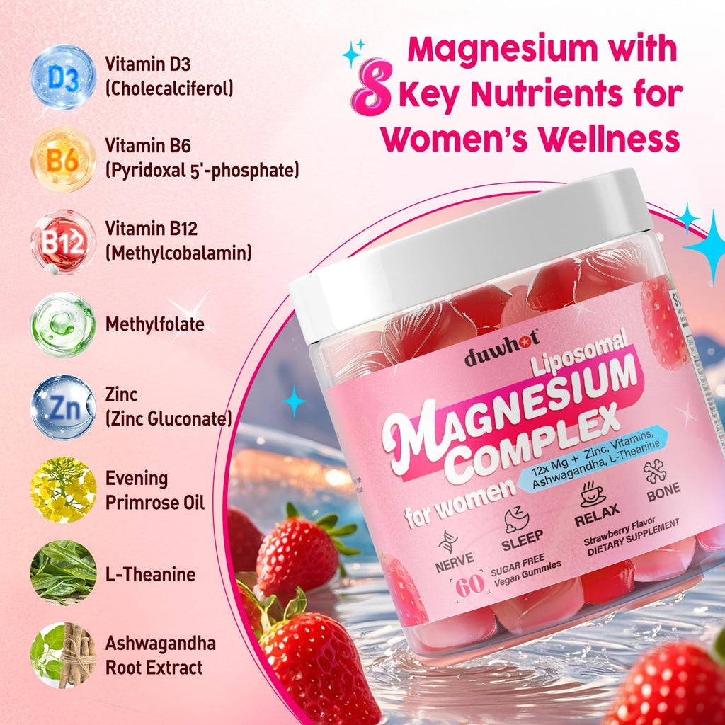 Magnesium glycinate gummies for muscle support
