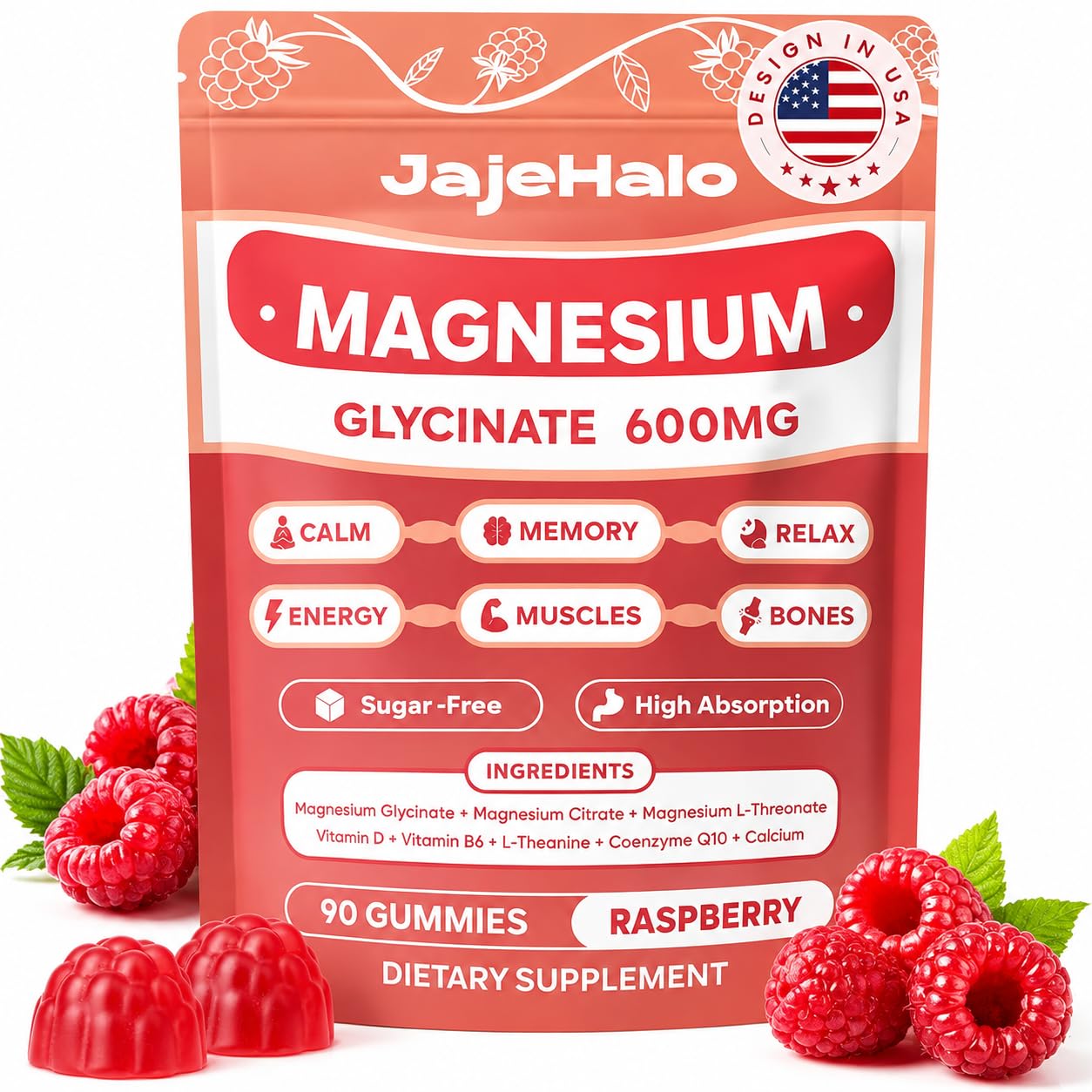 Magnesium Glycinate gummies for relaxation