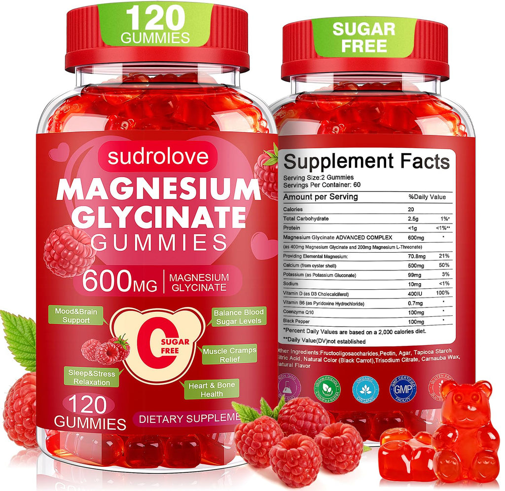 Magnesium Glycinate gummies for relaxation