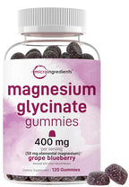 Magnesium glycinate gummies for relaxation