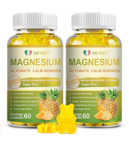 Magnesium glycinate gummies for relaxation