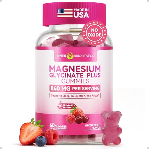 Magnesium glycinate gummies for relaxation