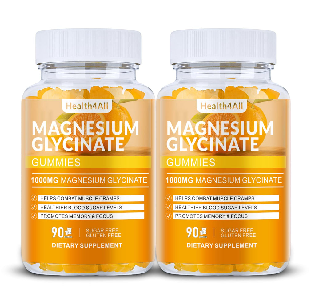 Magnesium glycinate gummies for relaxation