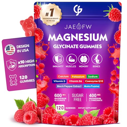 Magnesium glycinate gummies for relaxation