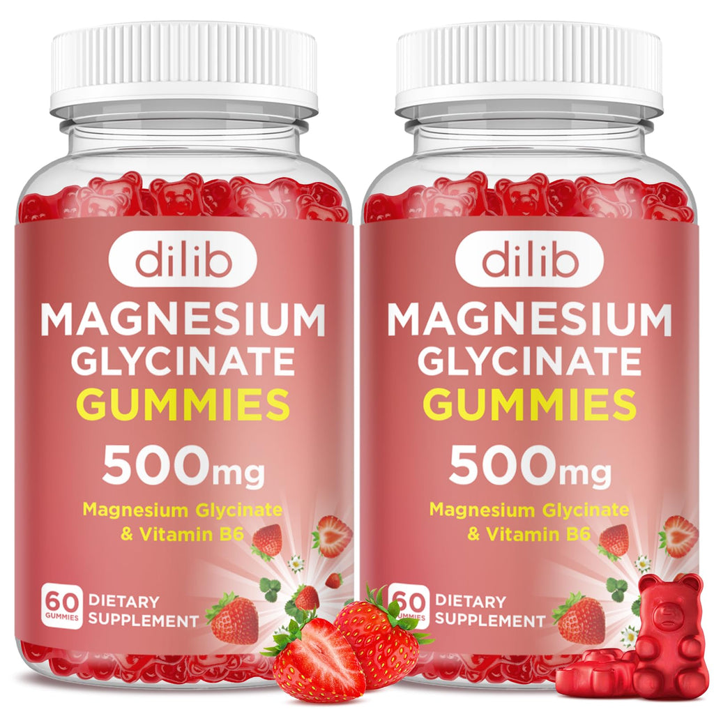 Magnesium glycinate gummies for relaxation