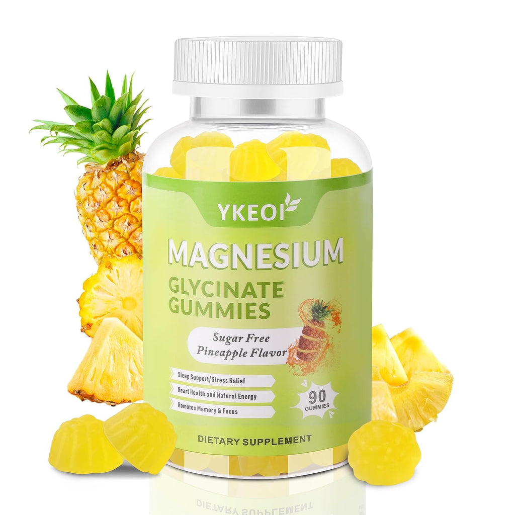 Magnesium glycinate gummies for relaxation