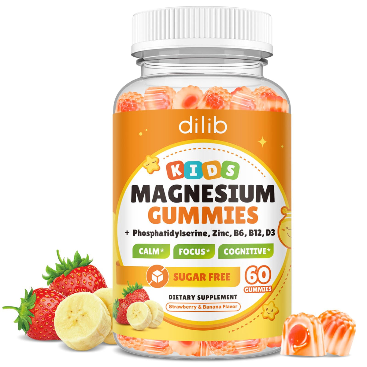 Magnesium glycinate gummies for relaxation