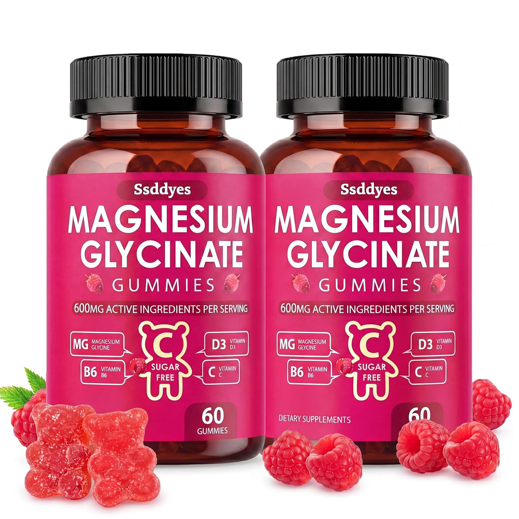 Magnesium glycinate gummies for relaxation