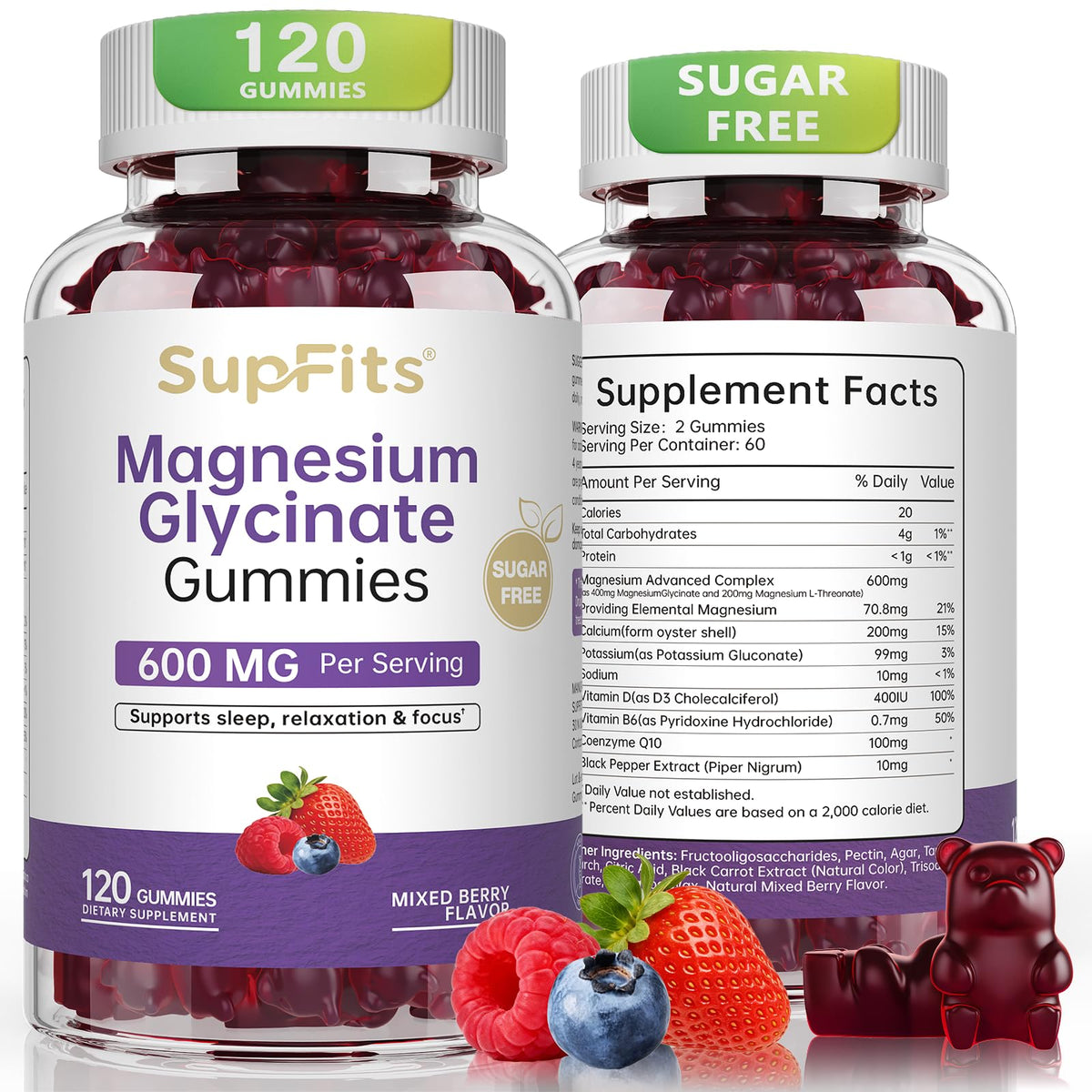 Magnesium Glycinate Gummies for relaxation