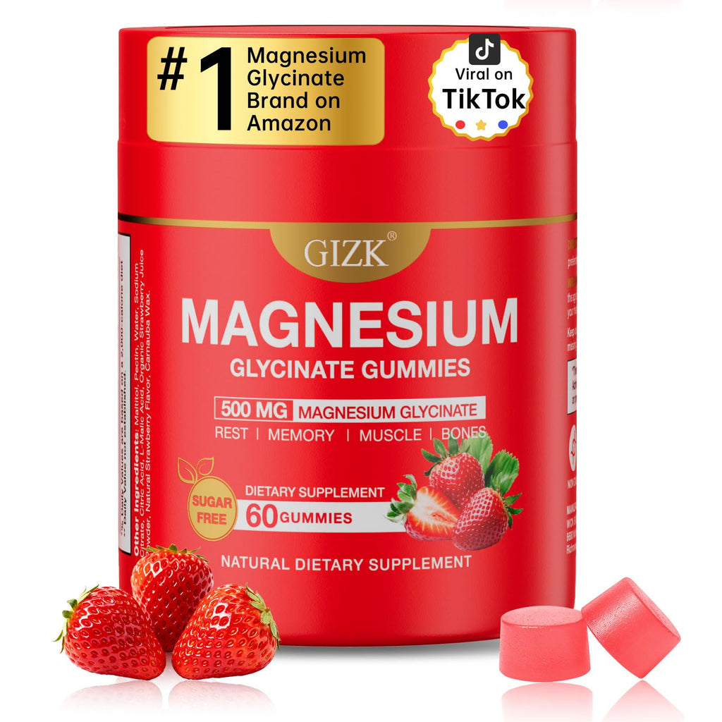 Magnesium glycinate gummies for relaxation