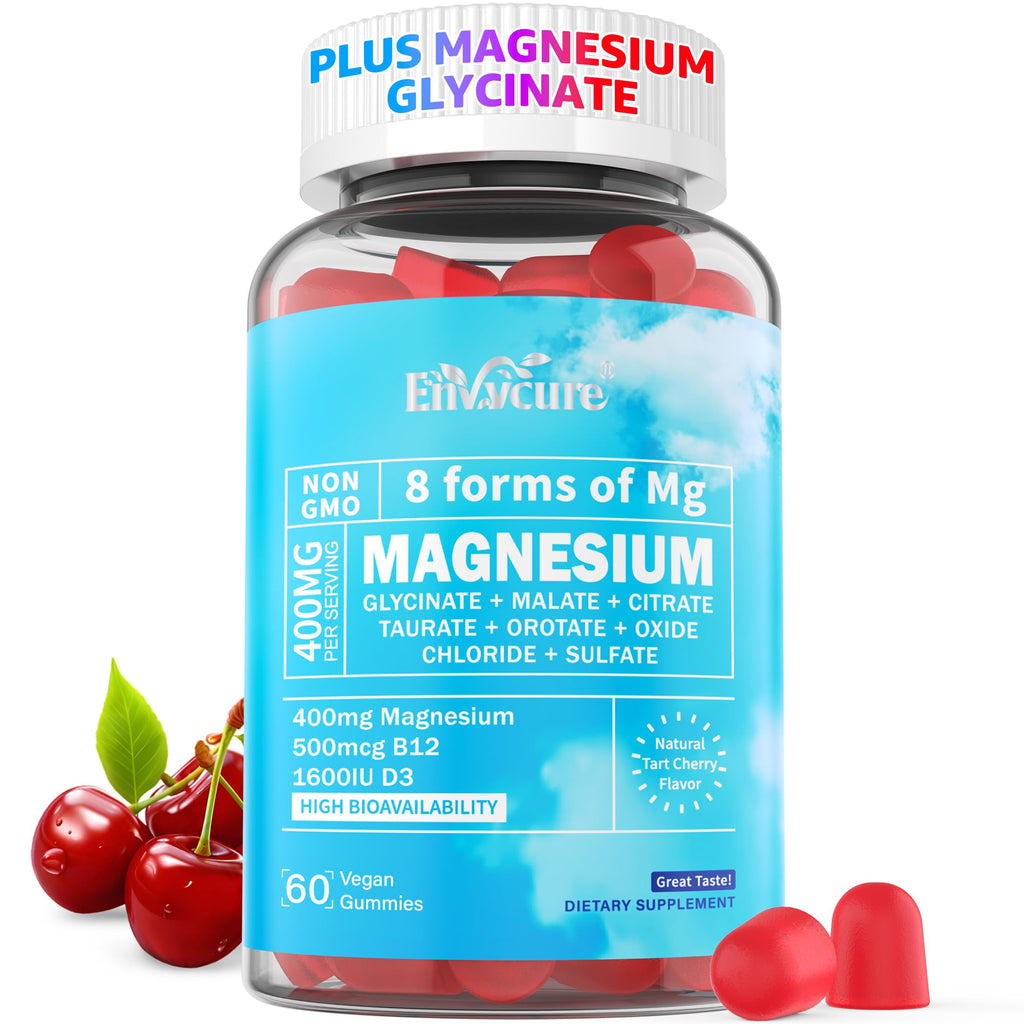 Magnesium glycinate gummies for relaxation