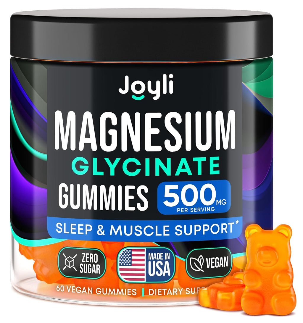Magnesium glycinate gummies for relaxation