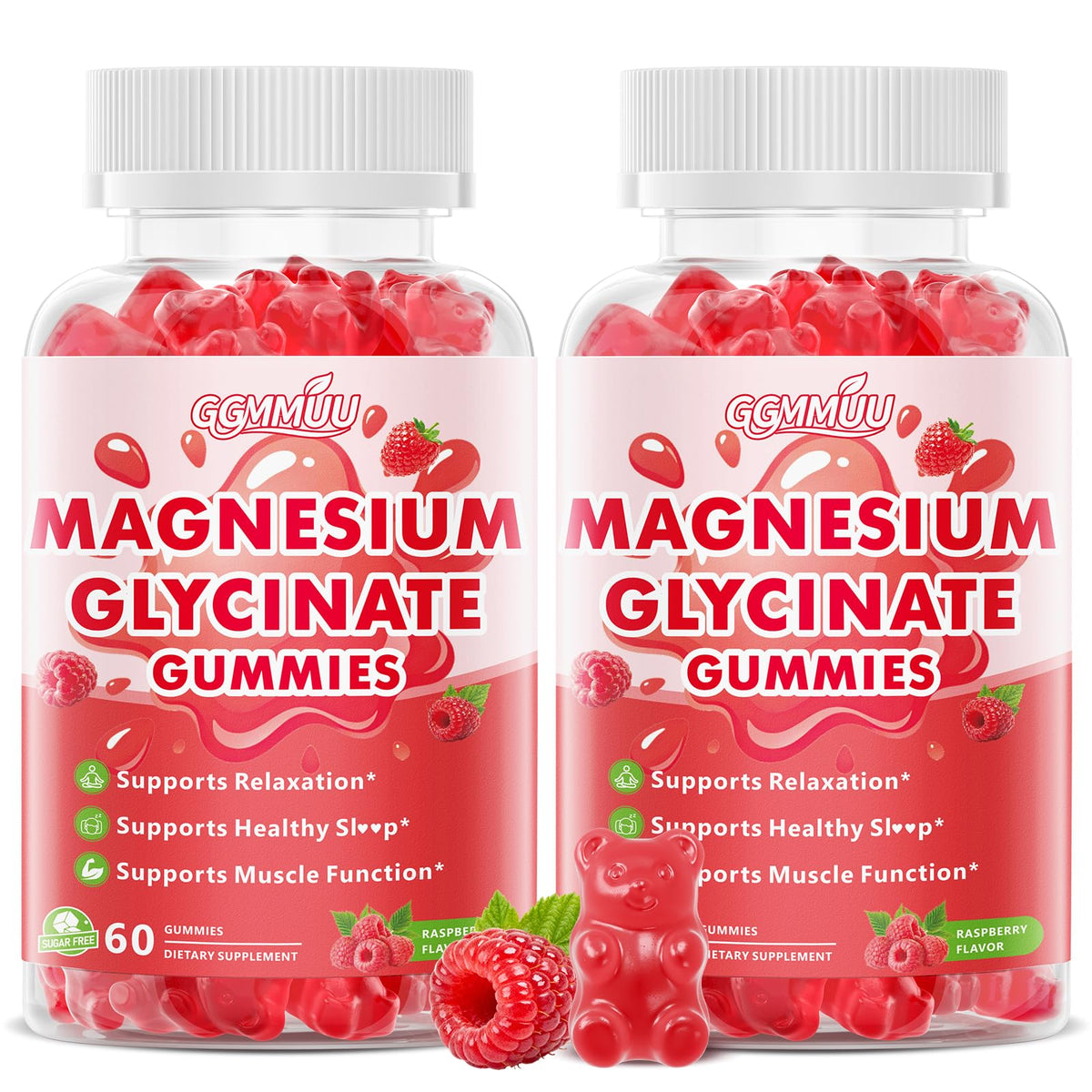 Magnesium glycinate gummies for relaxation