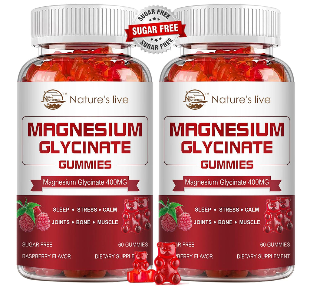 Magnesium glycinate gummies for relaxation