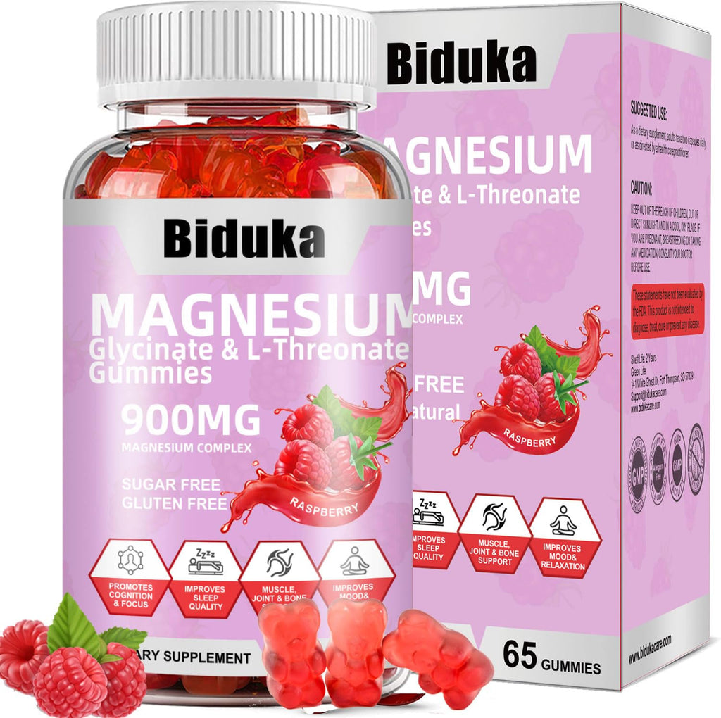Magnesium glycinate gummies for relaxation