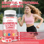 Magnesium glycinate gummies for stress relief