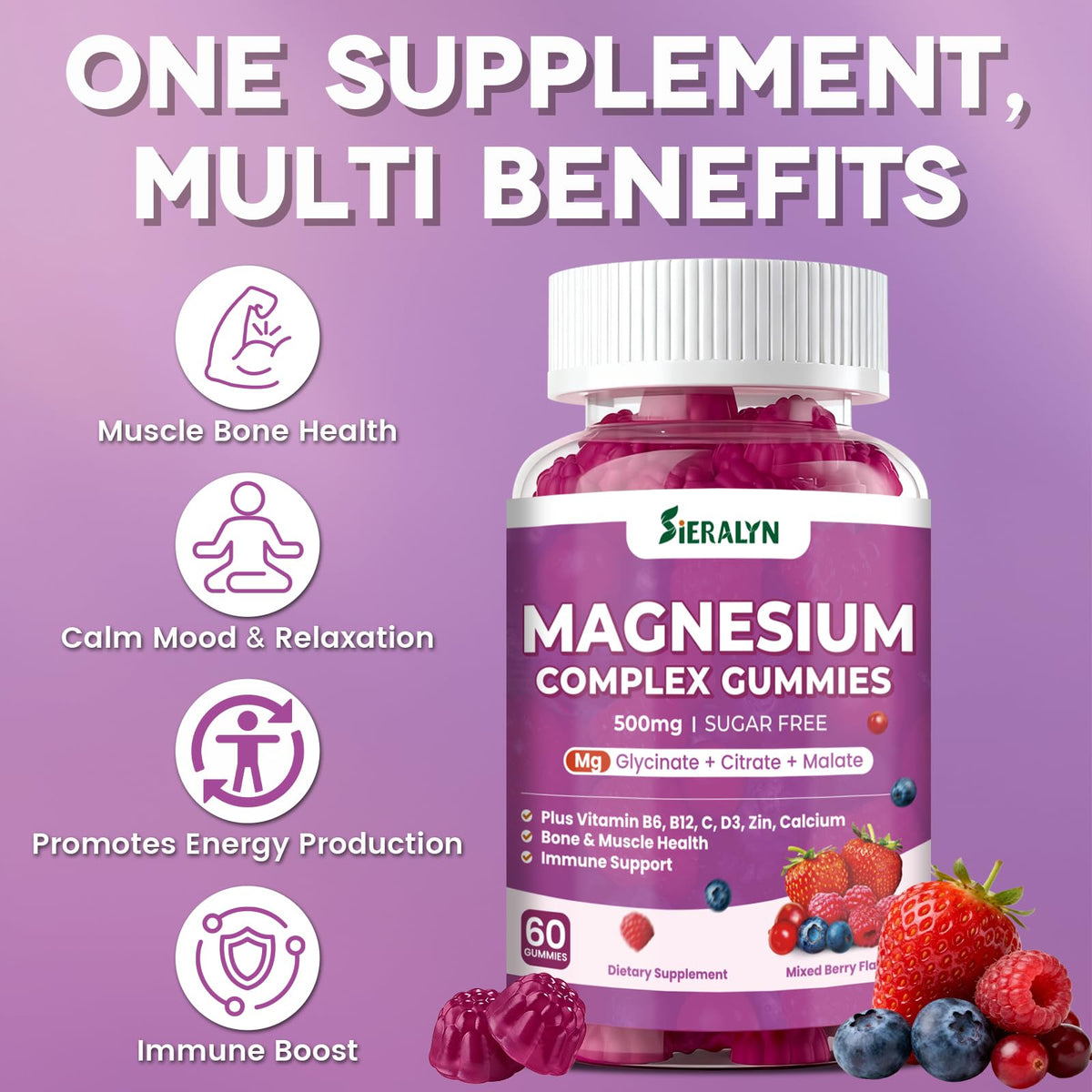 magnesium glycinate gummies for stress relief