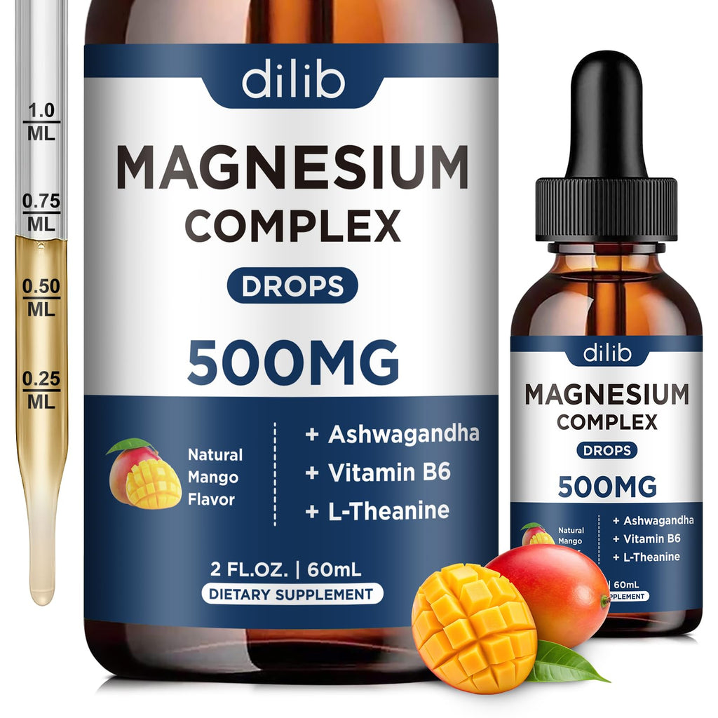 Magnesium glycinate liquid drops 500 mg