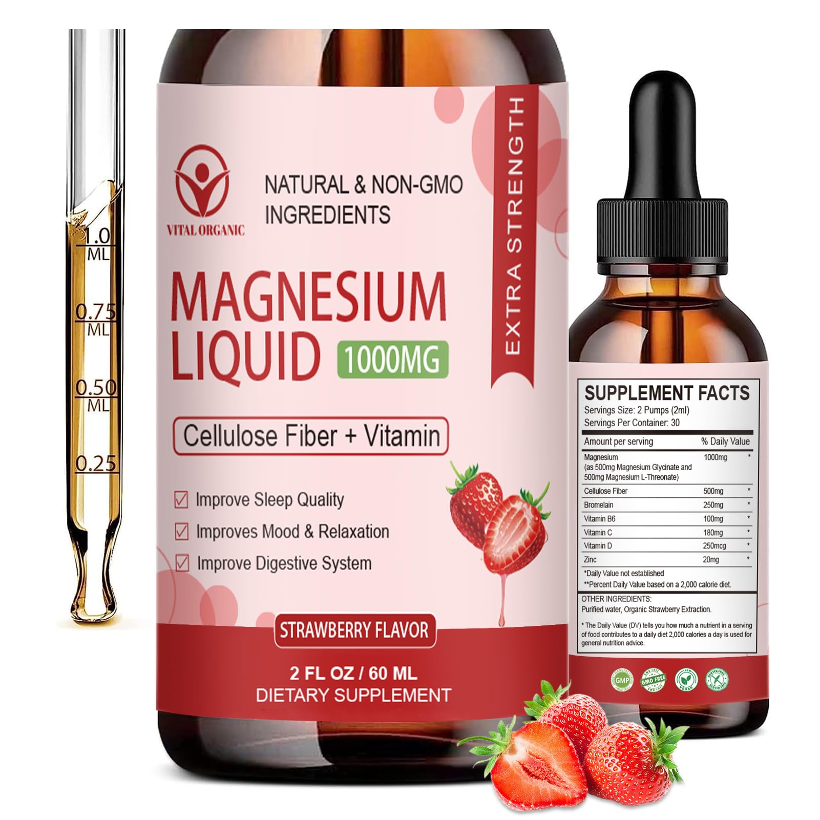 magnesium glycinate liquid drops for relaxation