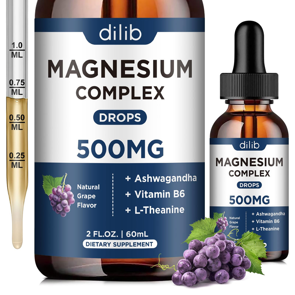Magnesium Glycinate liquid drops for relaxation
