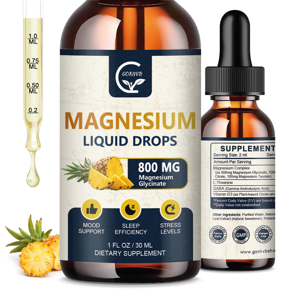 Magnesium glycinate liquid drops