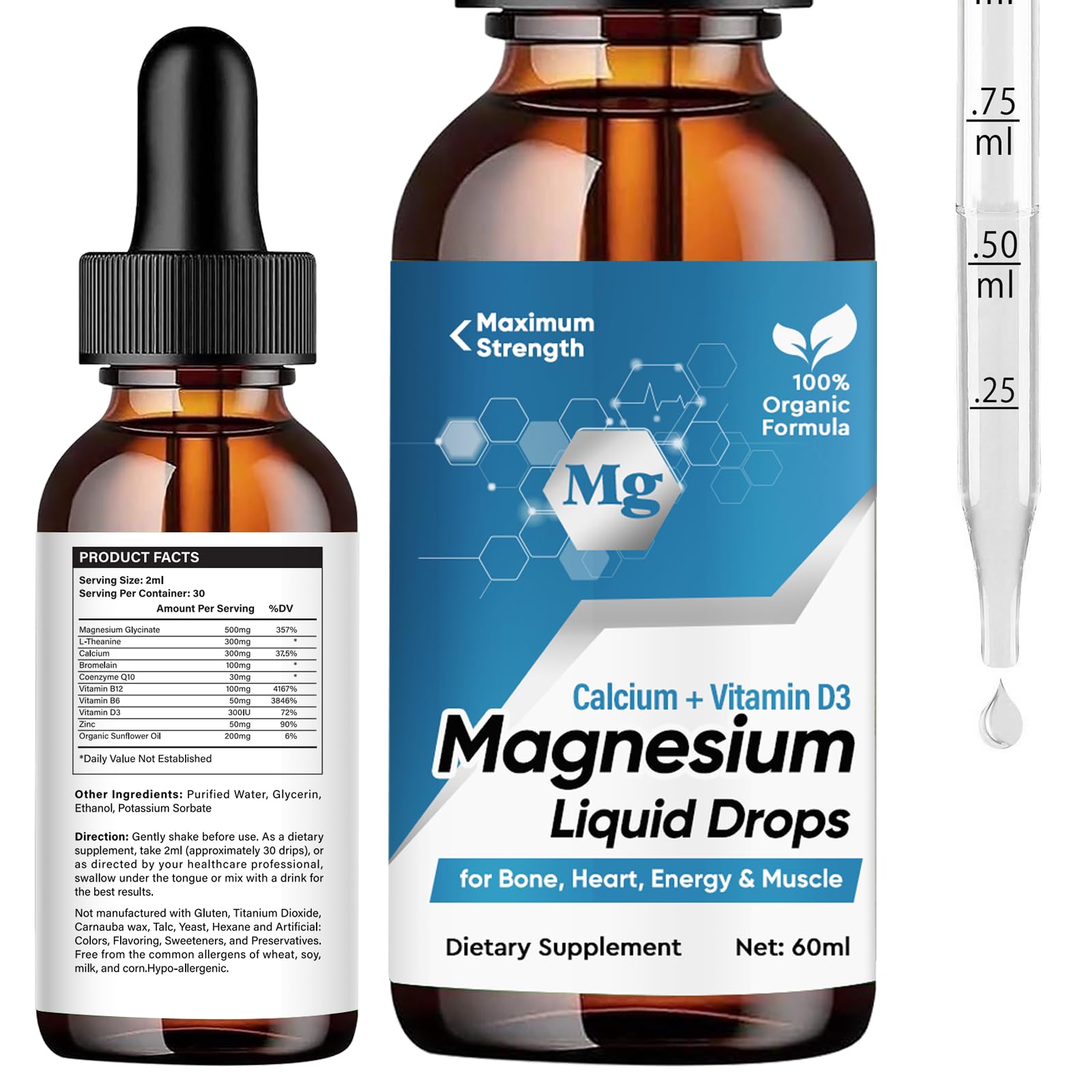 magnesium glycinate liquid drops