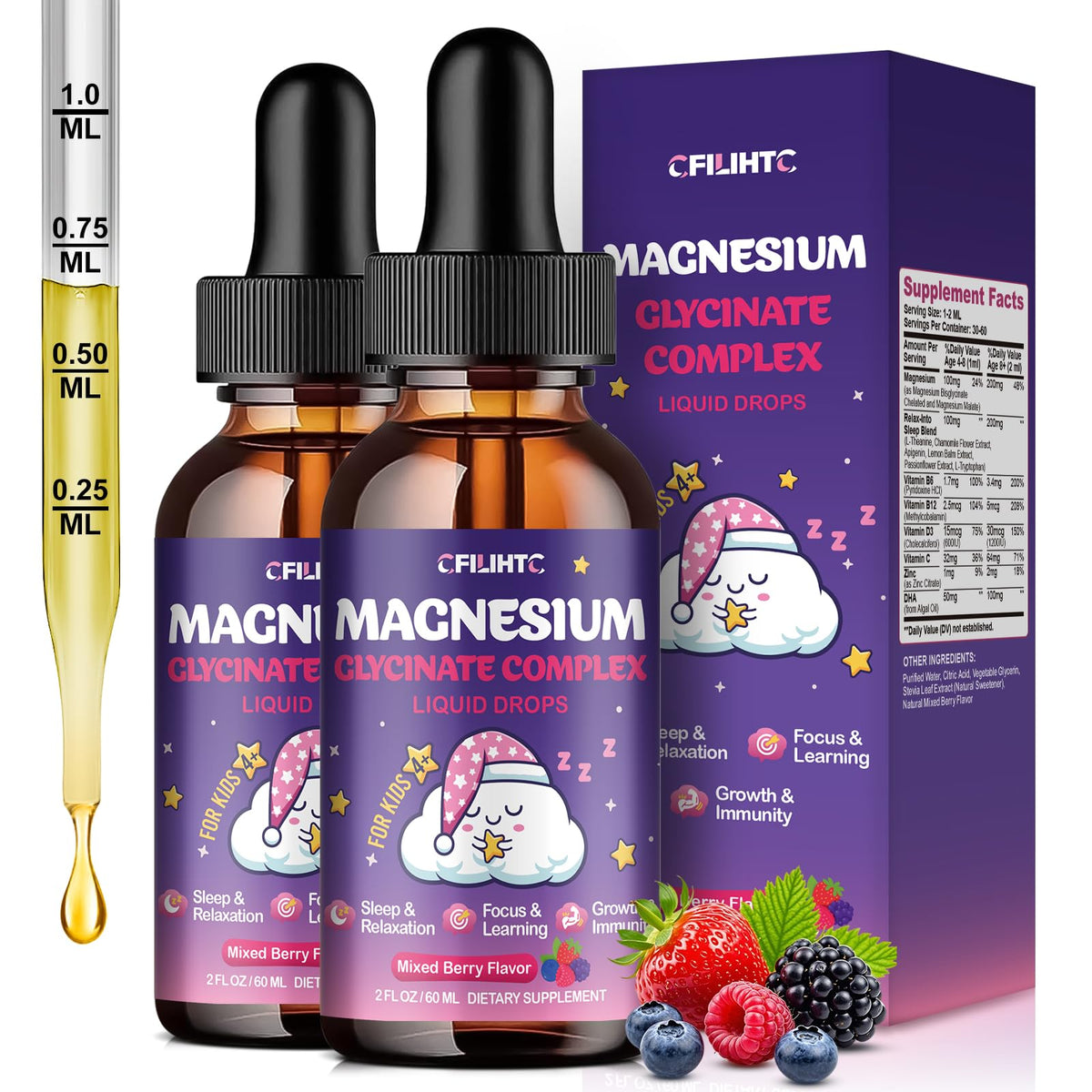 Magnesium Glycinate liquid for children