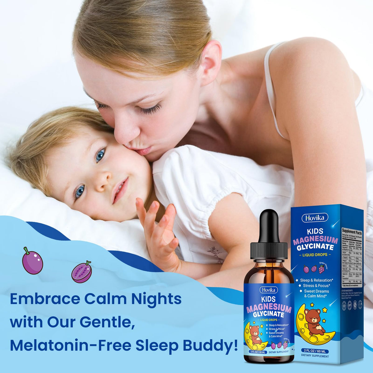 Magnesium glycinate liquid for daily wellness