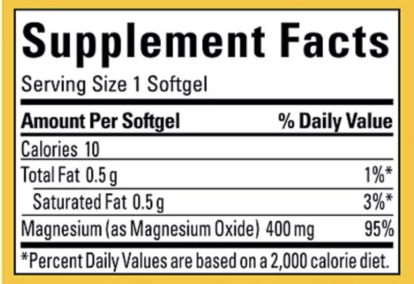Magnesium glycinate liquid softgels benefits