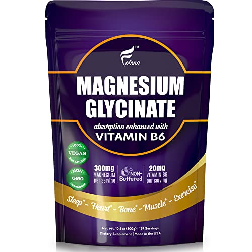 Magnesium glycinate powder for better sleep