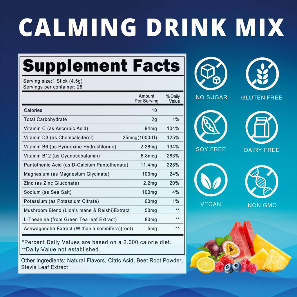 Magnesium glycinate powder for relaxation