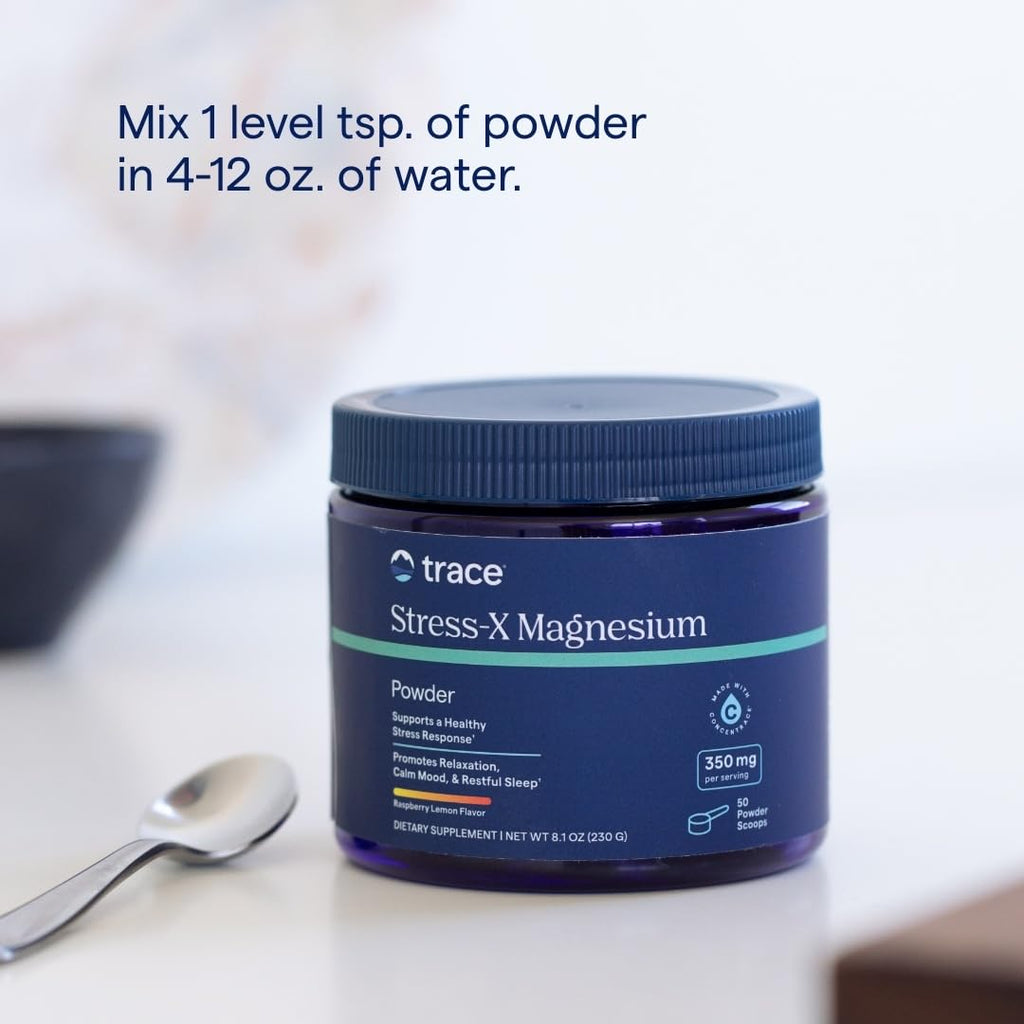 Magnesium glycinate powder for stress relief
