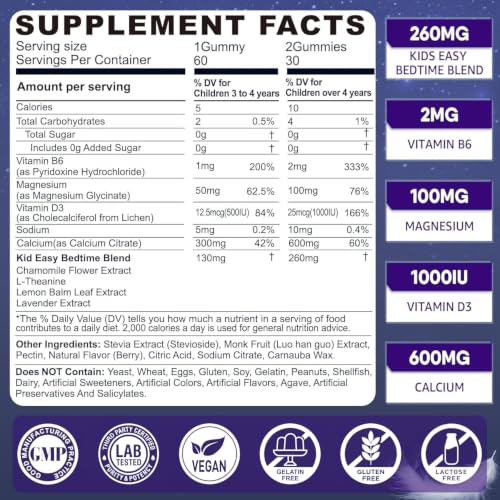 magnesium glycinate sleep support gummies