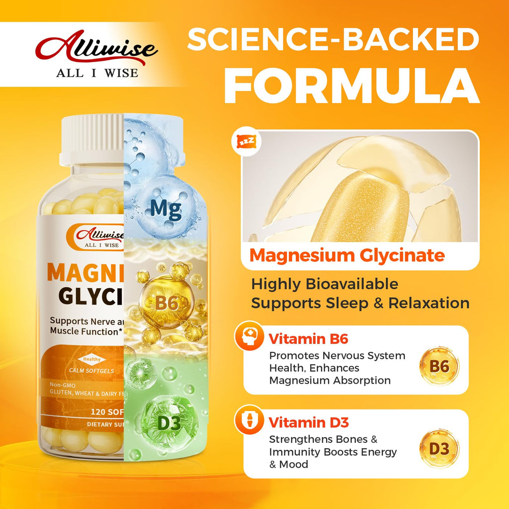magnesium glycinate softgels for improved sleep