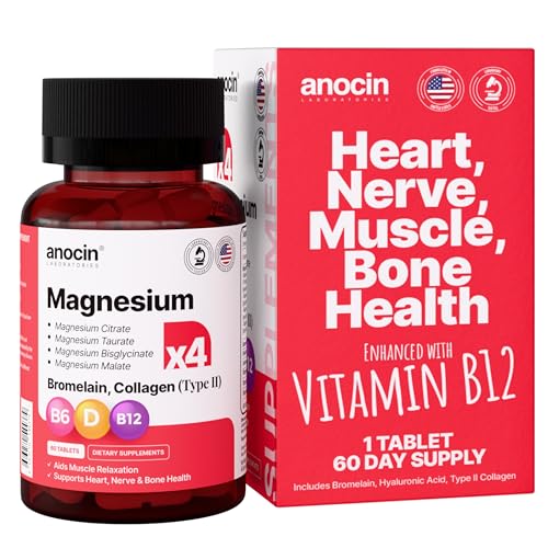 Magnesium glycinate supplement for muscle support