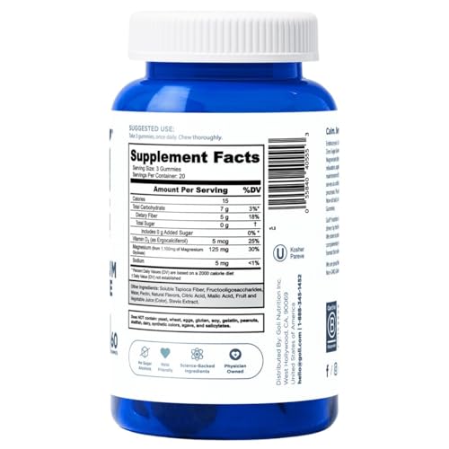 Magnesium glycinate supplement for relaxation