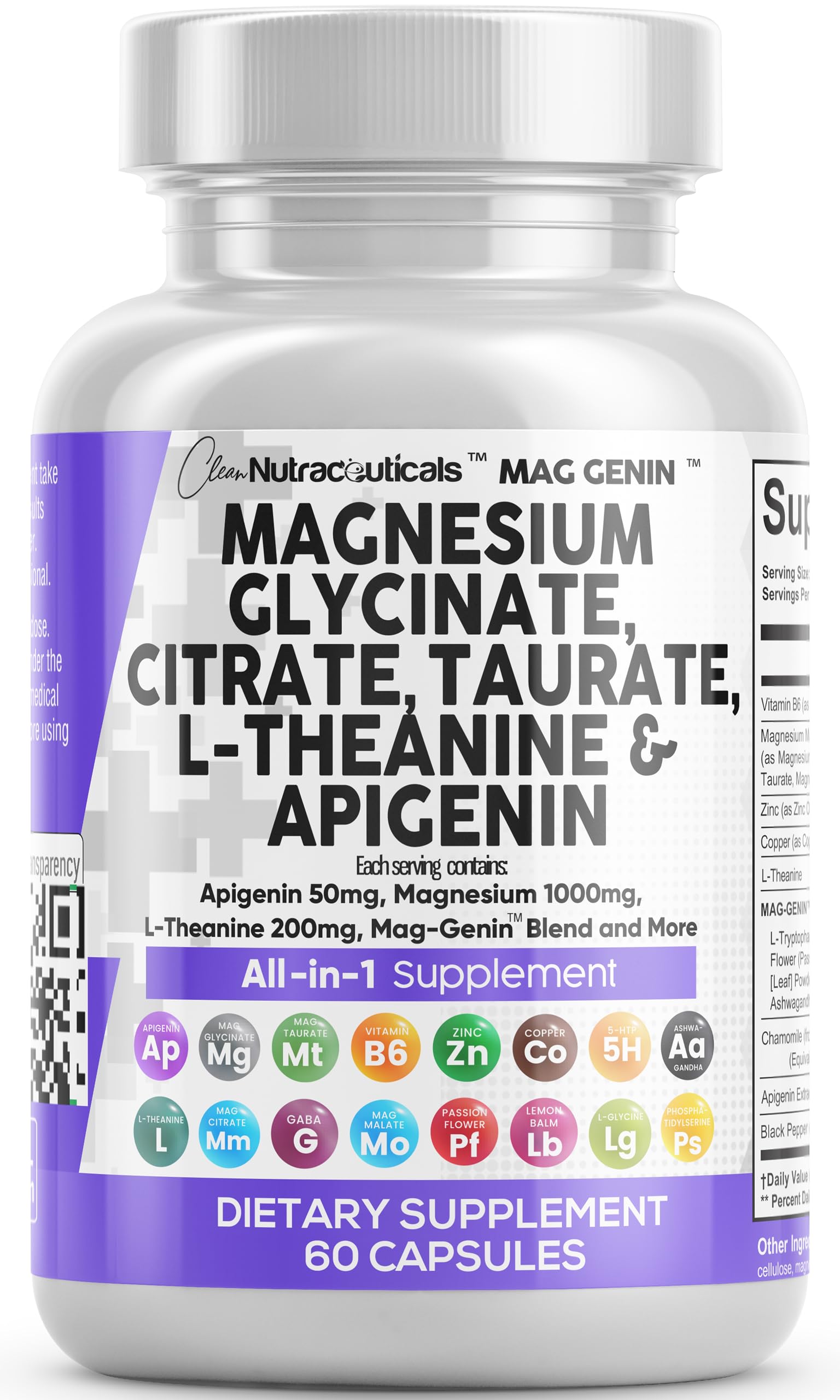 magnesium glycinate supplement for relaxation