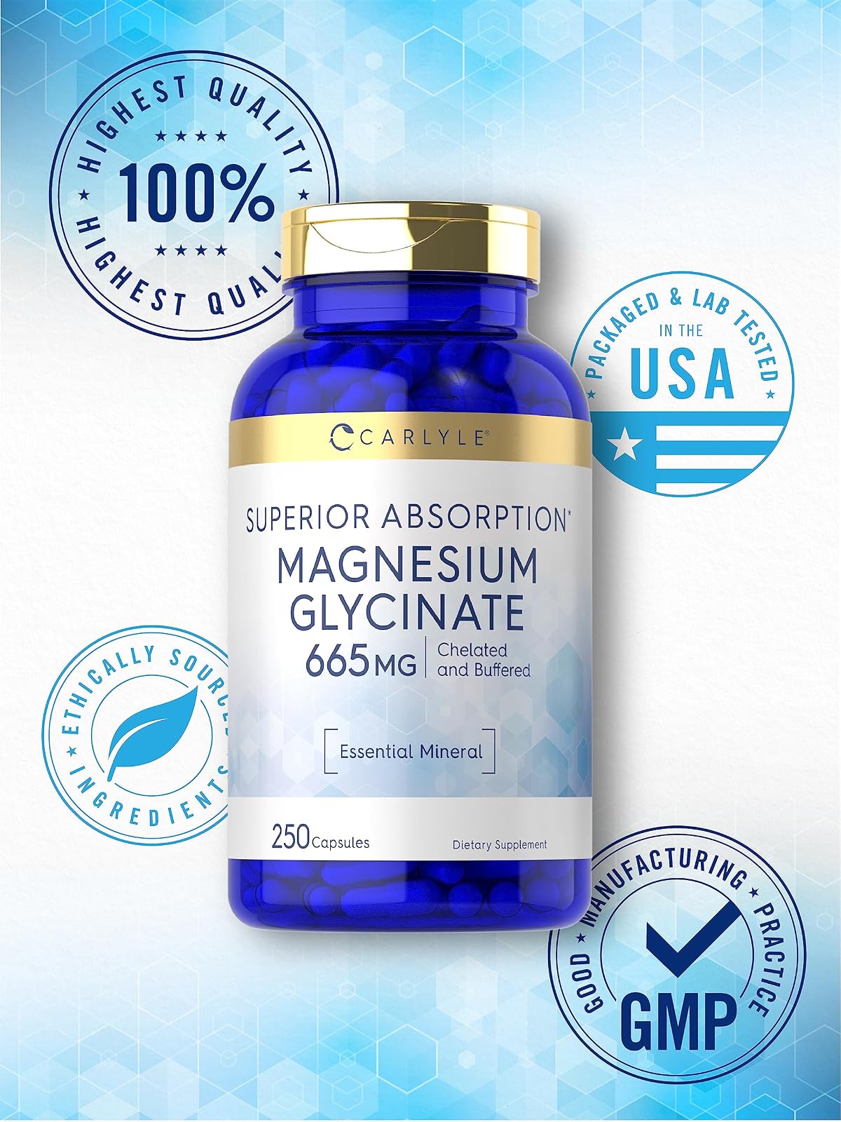 Magnesium glycinate support for daily wellness