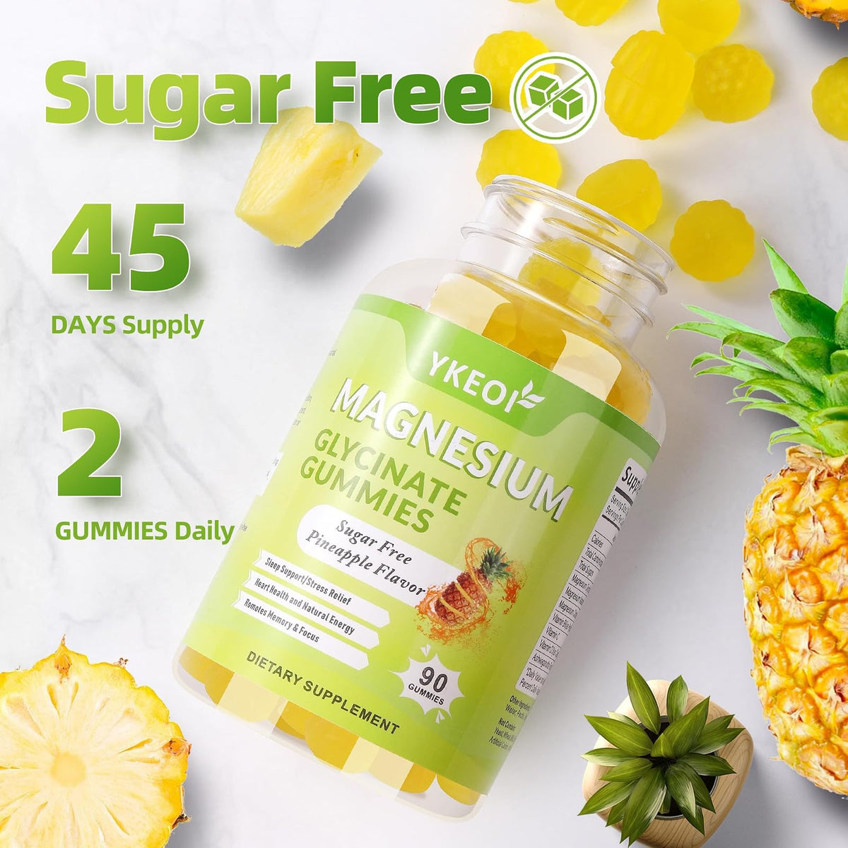 Magnesium glycinate support for muscle health