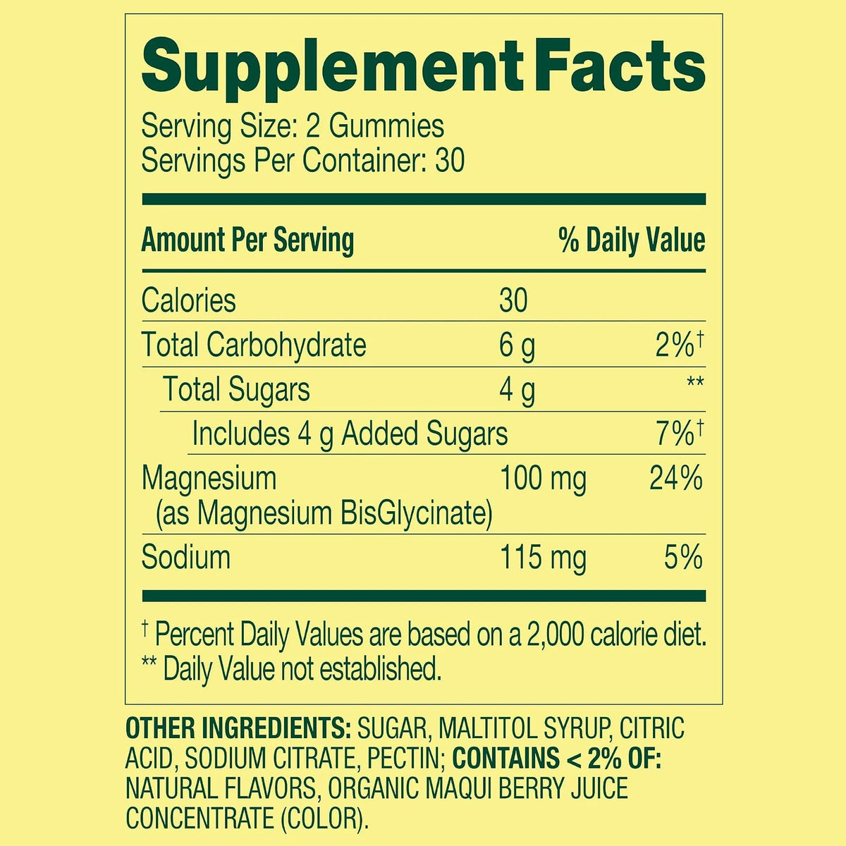 Magnesium glycinate support for stress relief